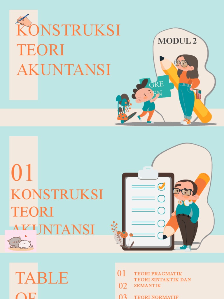 Modul 2 - Konstruksi Teori Akuntansi | PDF | Pengelolaan Keuangan & Uang