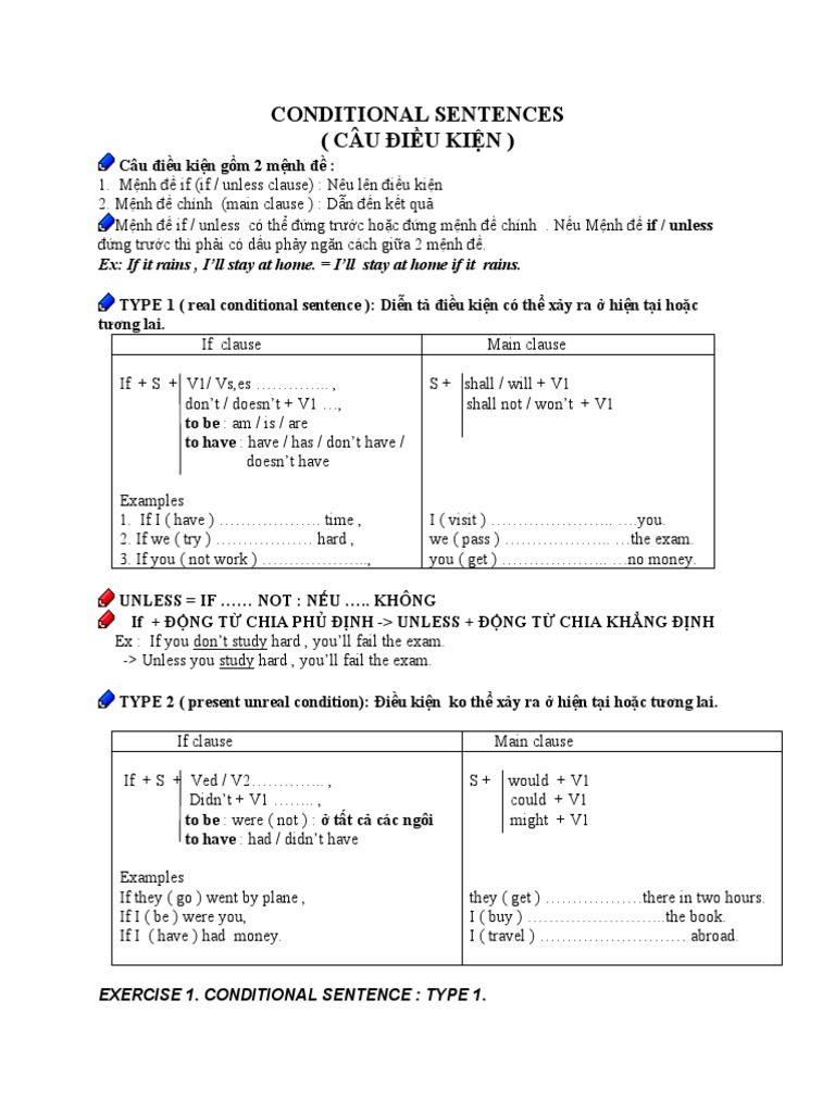 Conditional Sentences | PDF