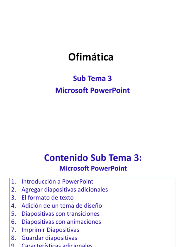 Introducción a las funciones básicas de Microsoft PowerPoint | PDF | Microsoft PowerPoint | Software