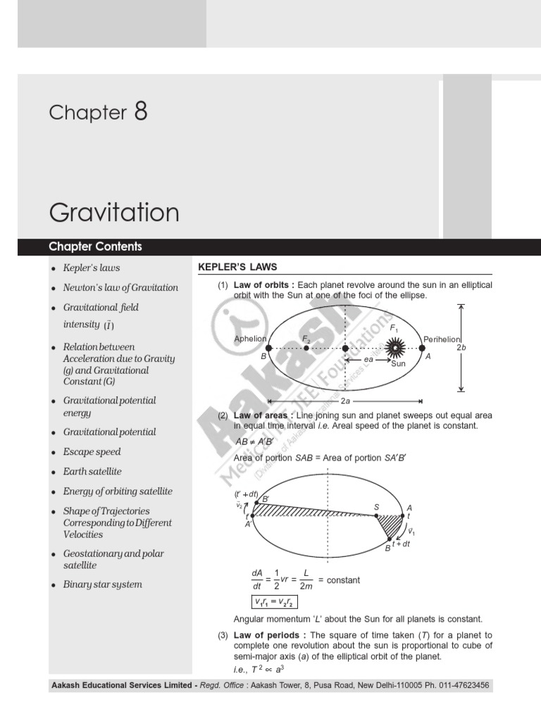 Understanding Gravitation Concepts | PDF | Orbit | Weight