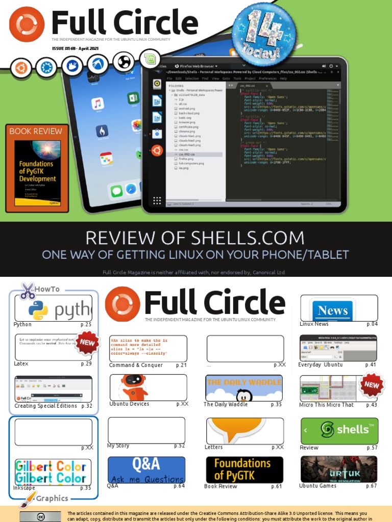 Full Circle Magazine - April 2021 | PDF | Linux | Microsoft Windows