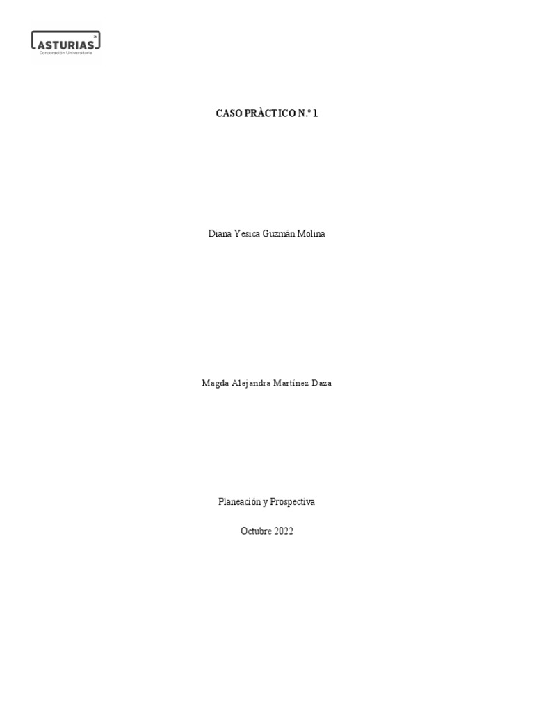 Caso Practico N°1 Alta Gerencia | PDF