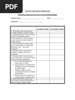 ADL Scoring Cheat Sheet | PDF | Hygiene | Wheelchair