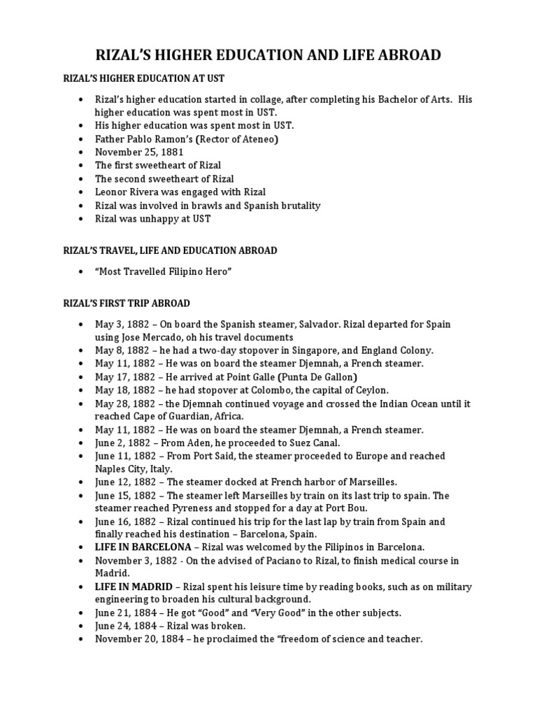 RIZAL (Reporting) | PDF | Philippines