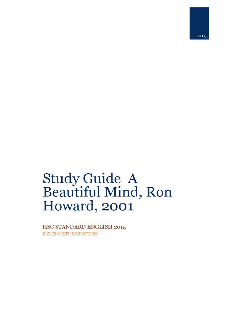 A Beautiful Mind Study Guide and Notes | PDF | Mc Carthyism