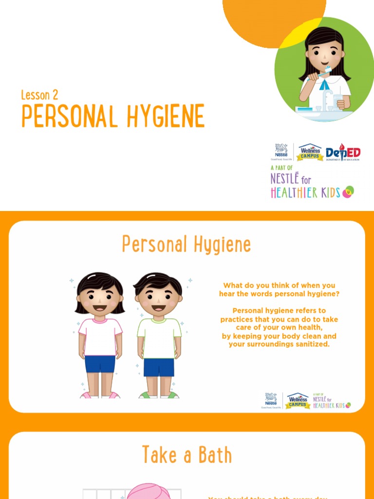 Lesson 2 - Personal Hygiene | PDF