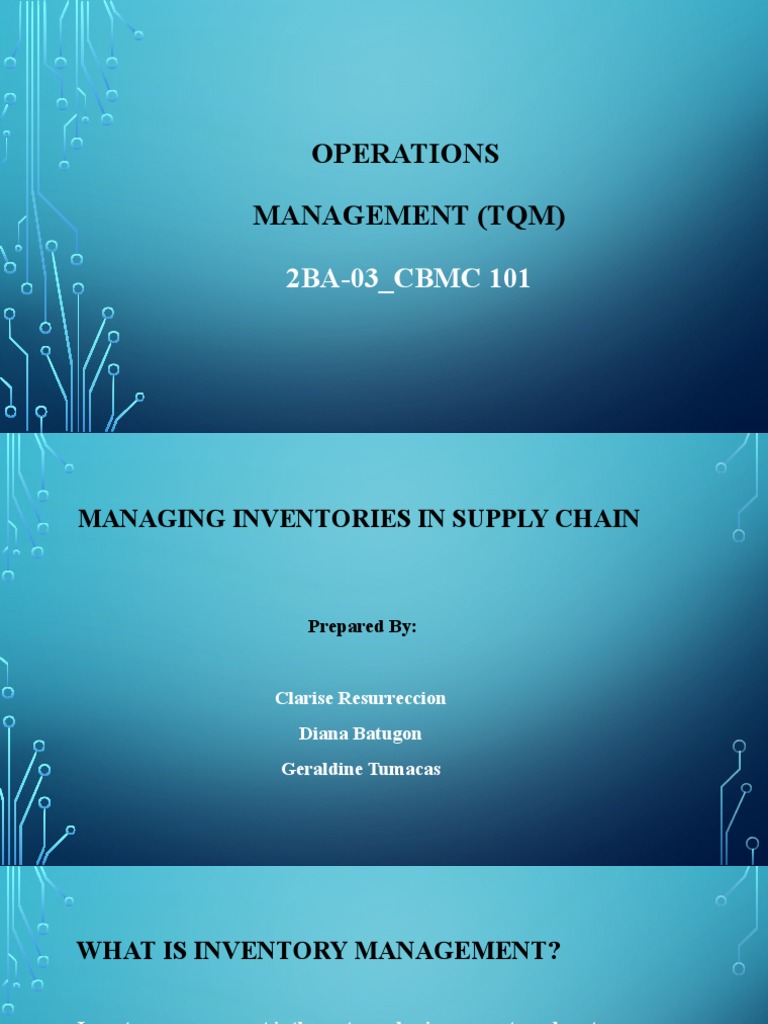 Managing Inventories in Supply Chain | PDF | Inventory | Cost Of Goods Sold Managing Inventories in Supply Chain | PDF | Inventory | Cost Of Goods Sold