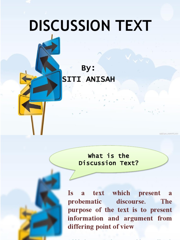 Discussion Text | PDF