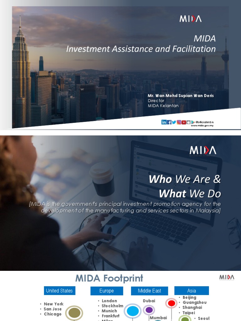 MIDA Investment Facilitation Overview | PDF | Renewable Energy | Taxes