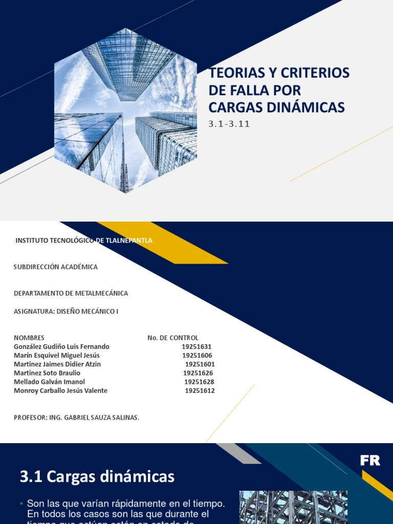 Teorías y criterios de falla por cargas dinámicas | PDF | Fatiga ...