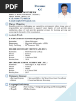 Bangladeshi CV Template | PDF | Bangladesh | Vocational Education