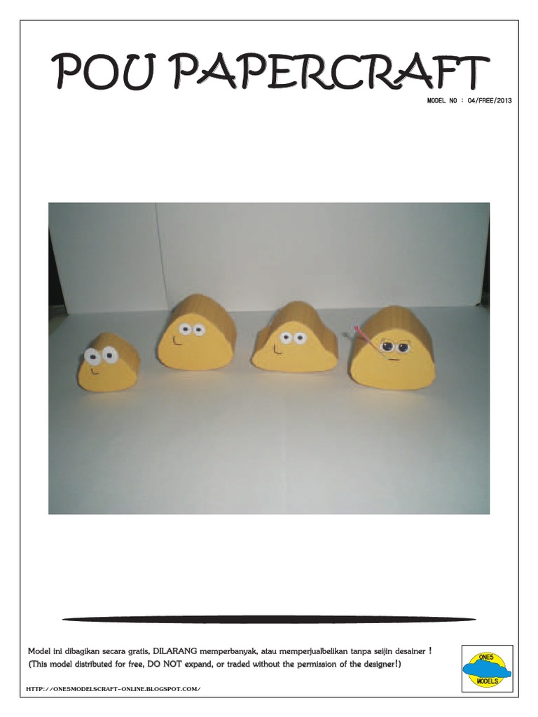 Pou Papercraft Template 2013 | PDF | Career & Growth