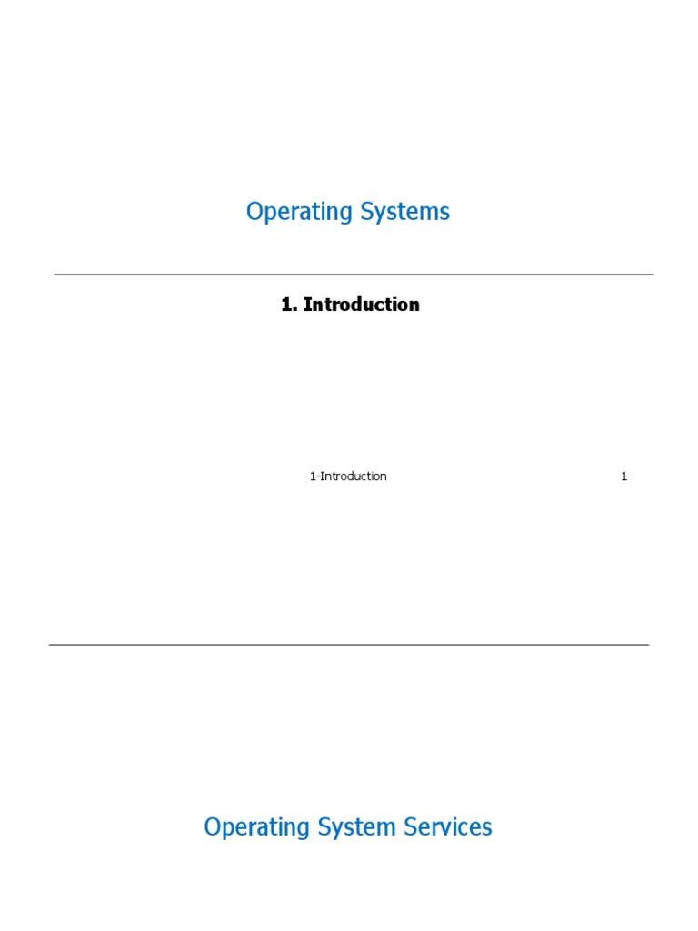 Chapter 1 Introduction Pdf Kernel Operating System Operating System