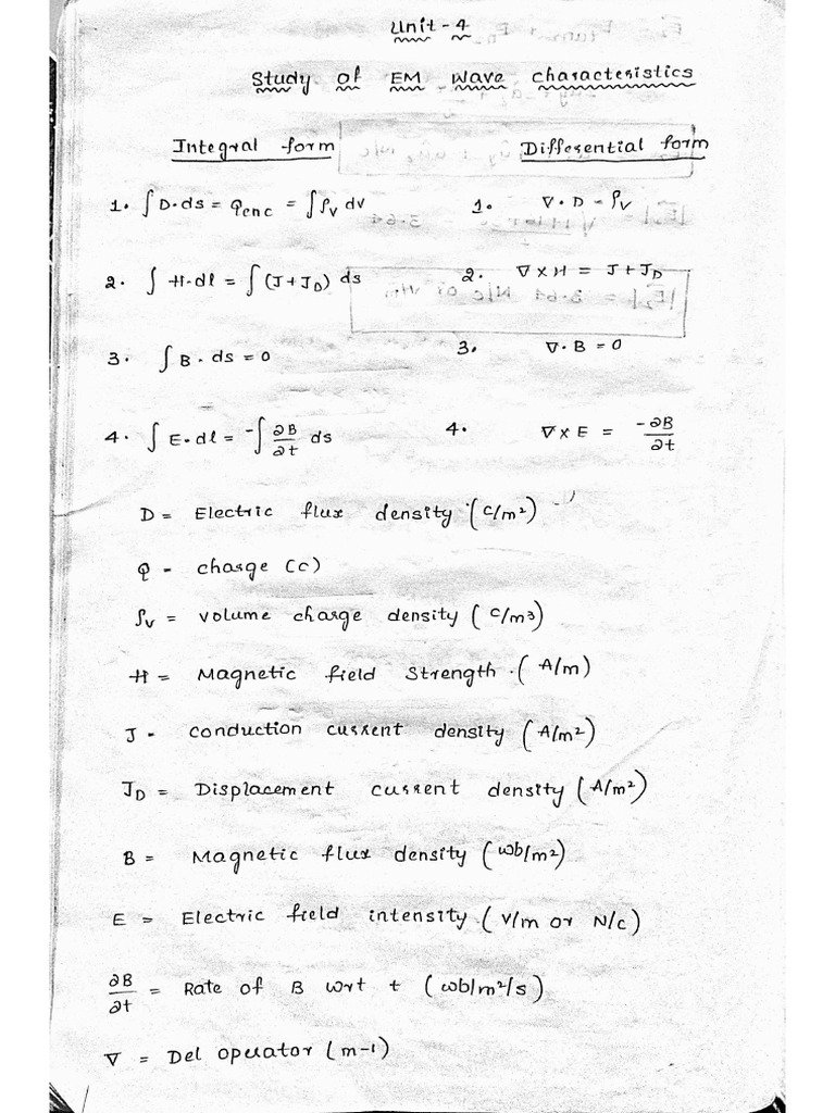 Study of EM Wave Characteristics | PDF