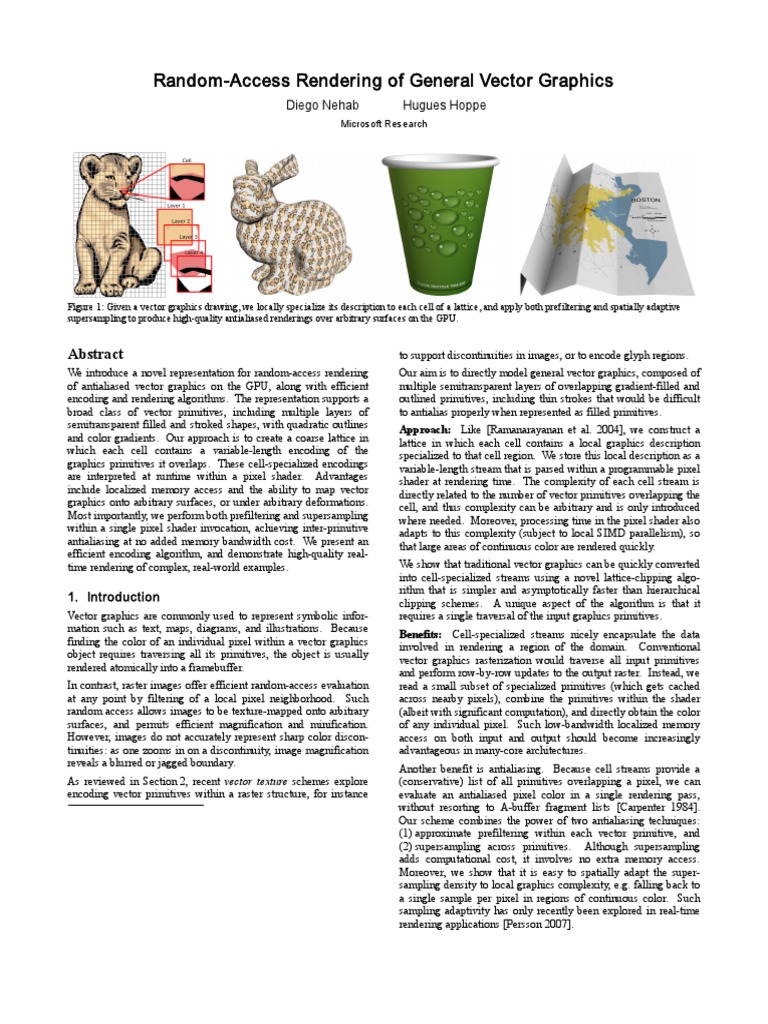 Ravg | PDF | Rendering (Computer Graphics) | Computer Graphics
