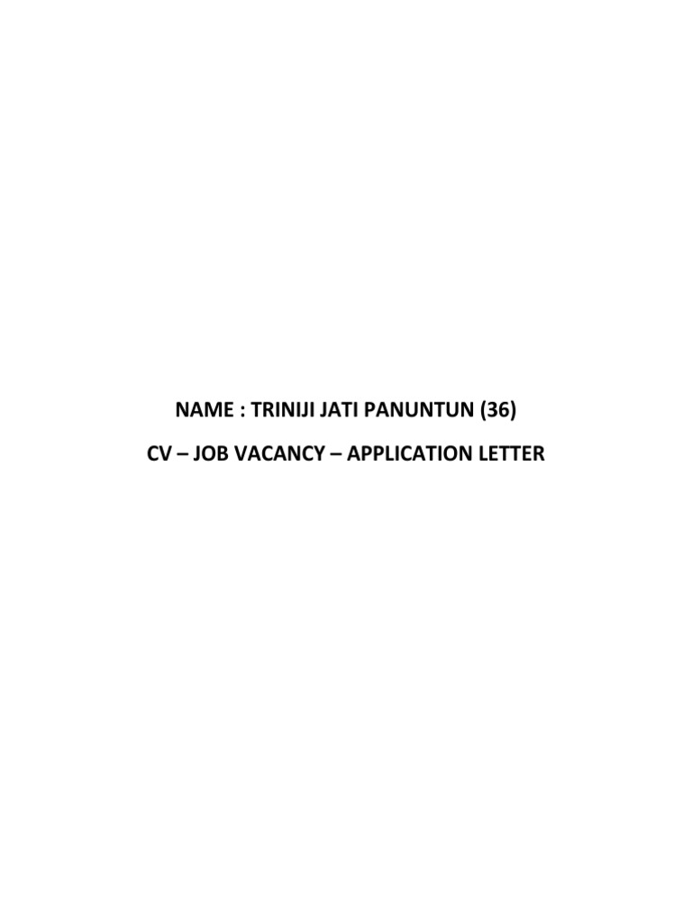 MY CV (Jati) | PDF | Business