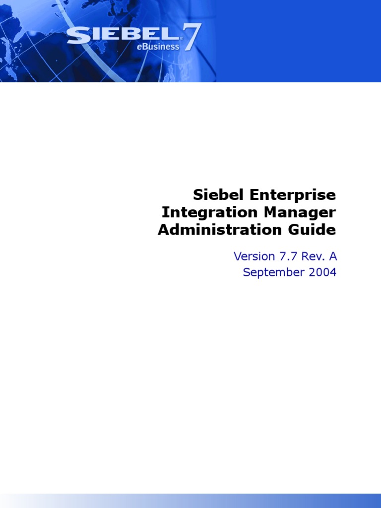 Siebel Eim Pdf Databases Database Index 