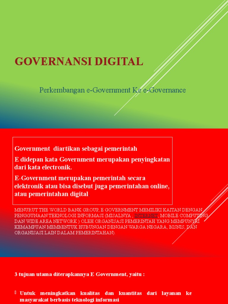 Governansi Digital Materi 4 | PDF