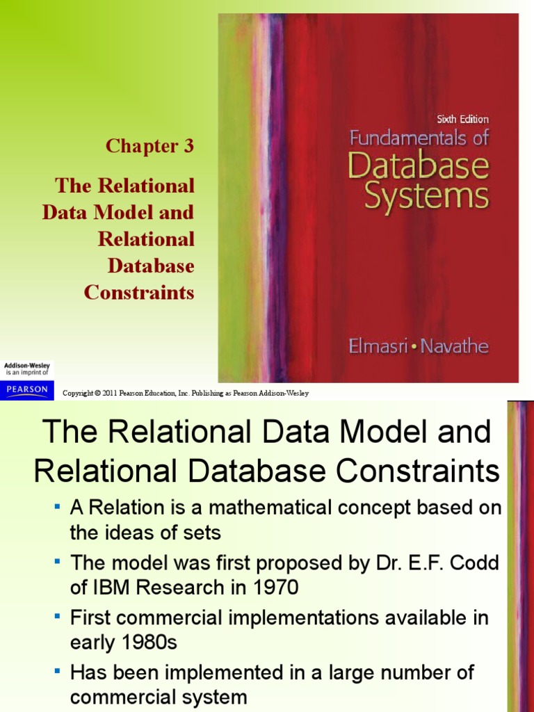 Elmasri Ch03 | Download Free PDF | Relational Database | Relational Model