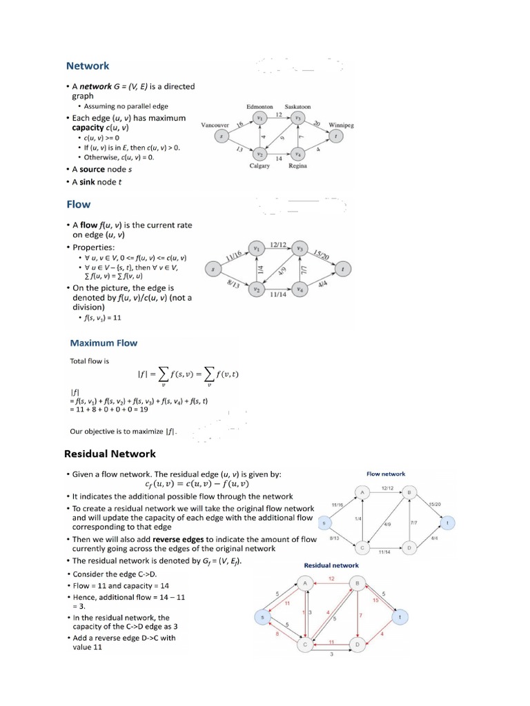 Modul Maximum Flow | Download Free PDF | Mathematical Relations | Discrete Mathematics