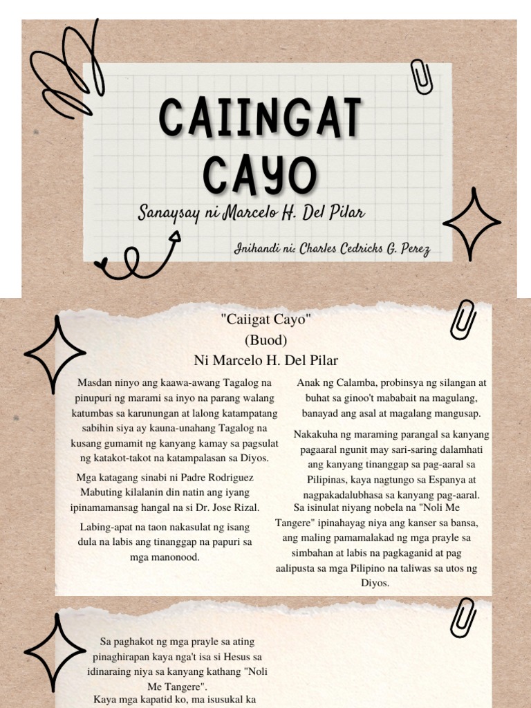 Caiingat Cayo | PDF
