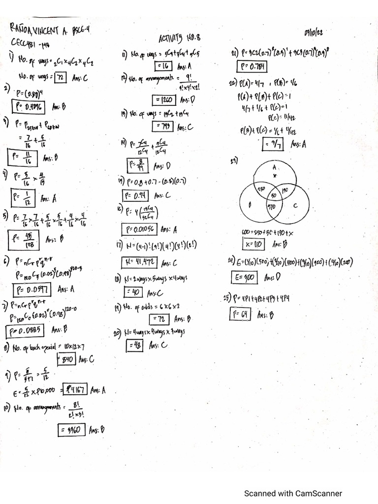 Activity 8 - RAÑOA | PDF