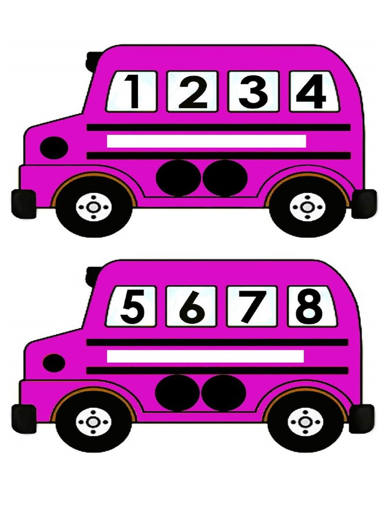 Car Numbers 1-100 | PDF