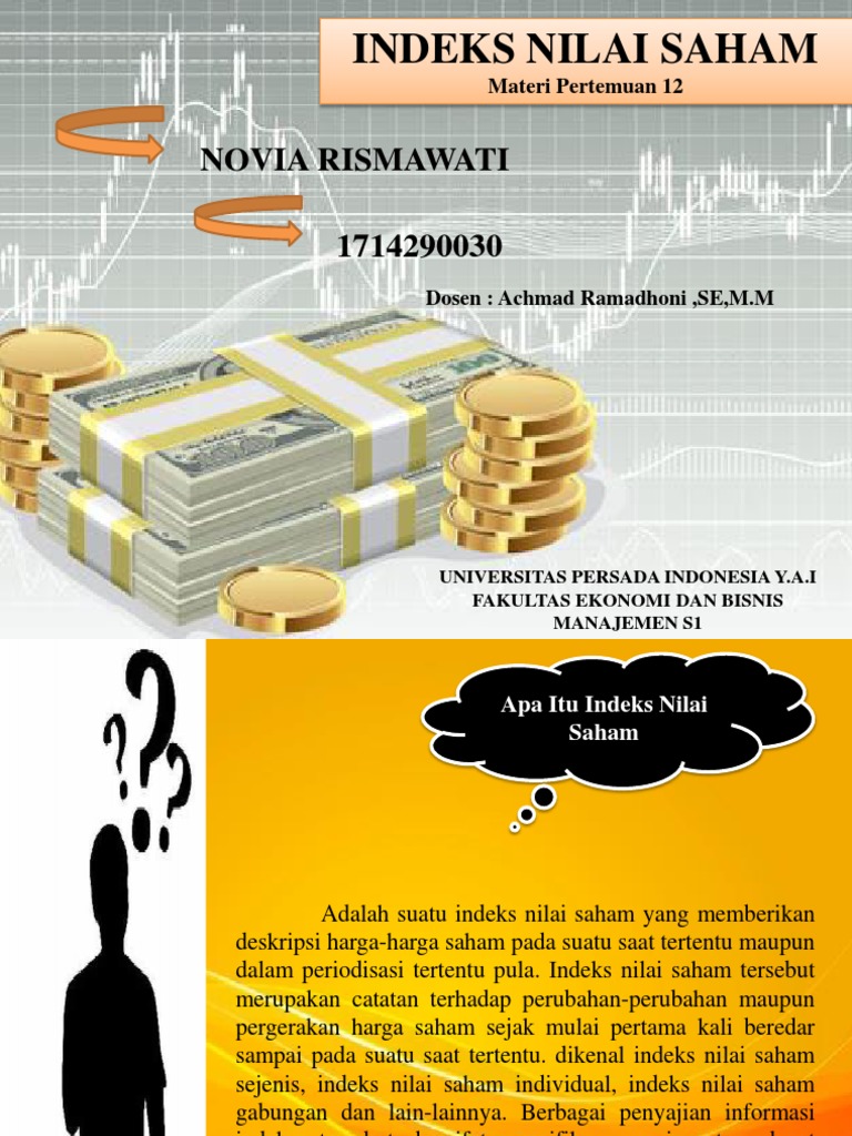 Indeks Saham: Jenis dan Perhitungan | PDF | Pengelolaan Keuangan & Uang