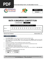 Primary Kangaroo 2025 Instructions and Questions | PDF