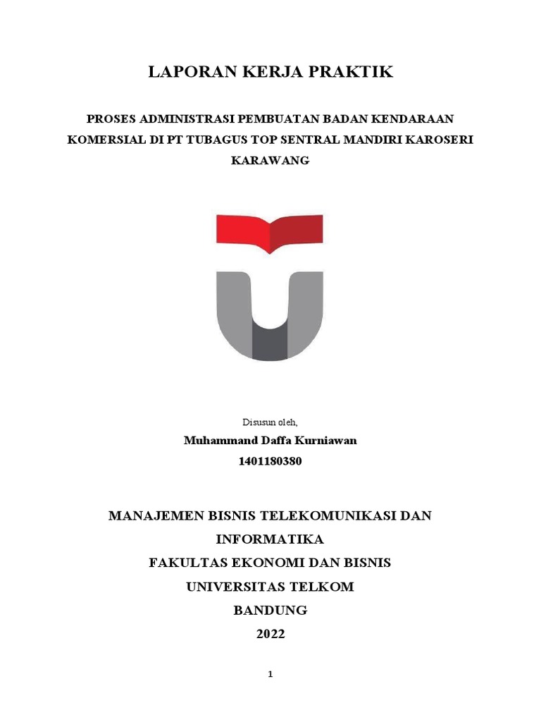 Muhammad Daffa Kurniawan - Laporan Kerja Praktik - Versi 2.0 | PDF | Bisnis