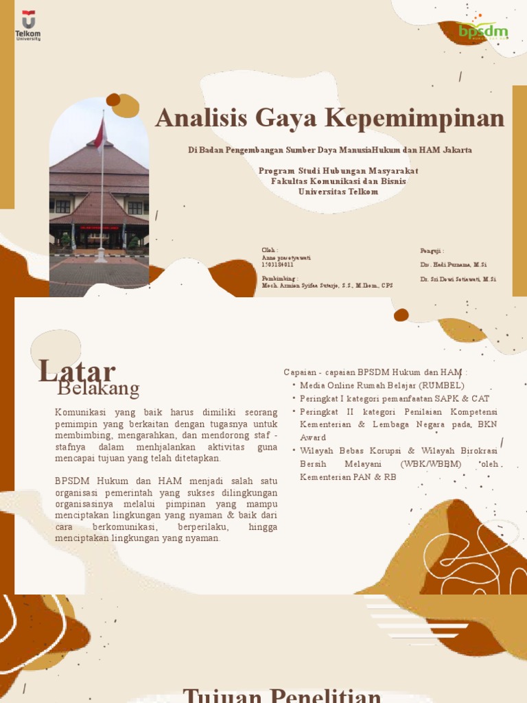 Analisis Gaya Kepemimpinan | PDF