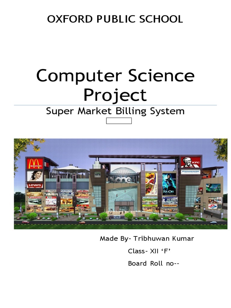 C Super Market Billing System Pdf C Inheritance Object Oriented Programming 1289