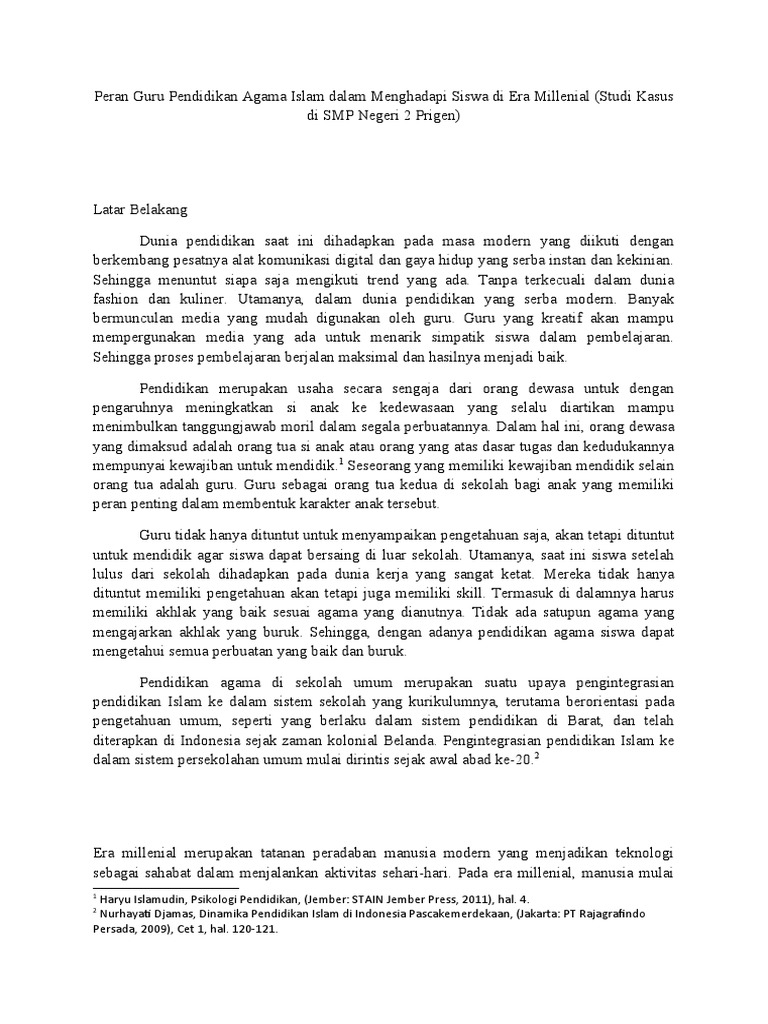 Latar Belakang-Erna | PDF