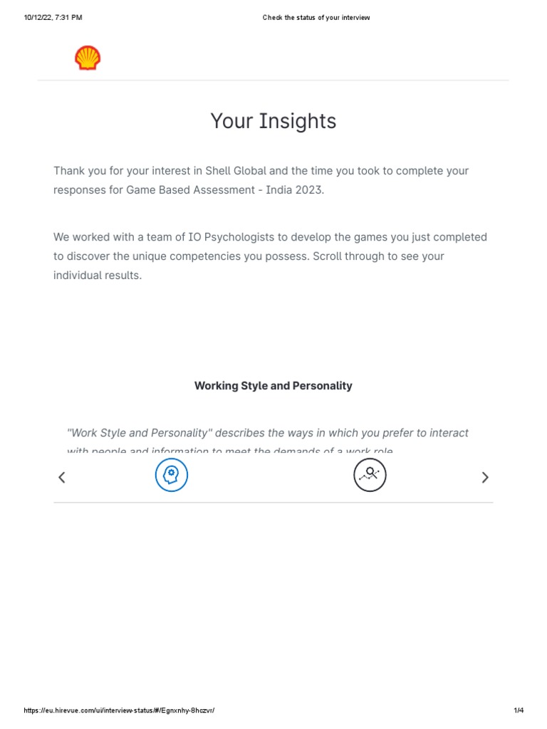 Check The Status of Your Interview | PDF | Insight | Attitude (Psychology)
