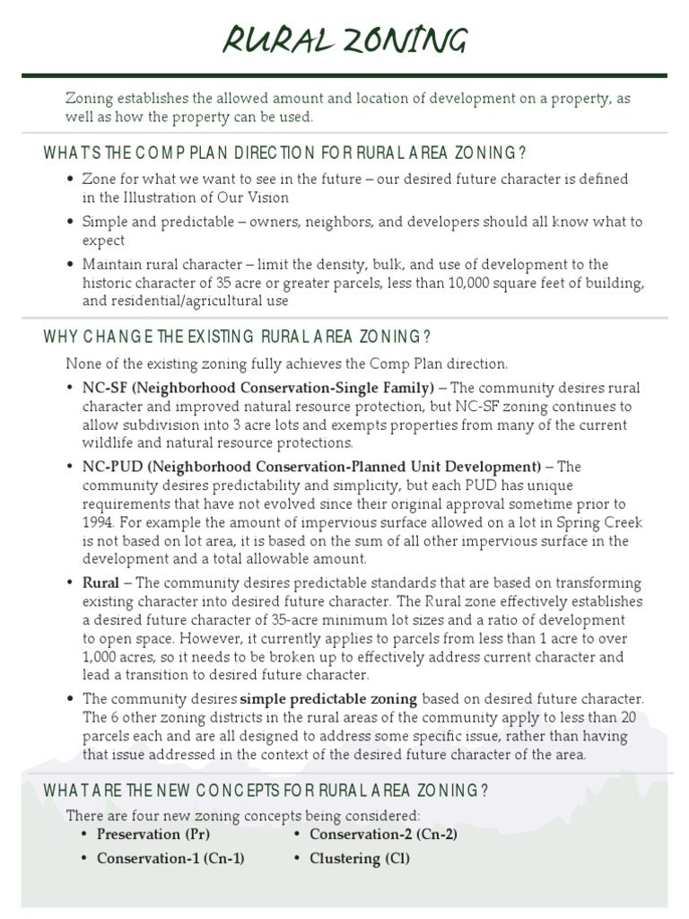 Zoning Concepts PDF | PDF | Land Management Zoning Concepts PDF | PDF | Land Management