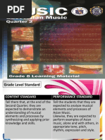 MATATAG Curriculum Grade 8 Music and Arts | PDF | The Arts | Performing ...