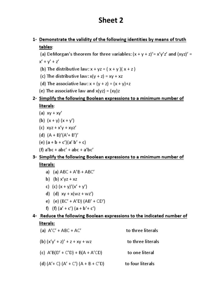 Sheet Logic | PDF | Teaching Methods & Materials