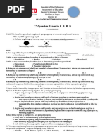 ESP 9 Summative Test | PDF