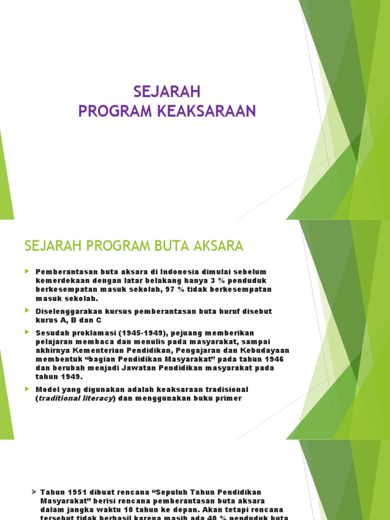 Sesi 2a.sejarah Buta Aksara | PDF