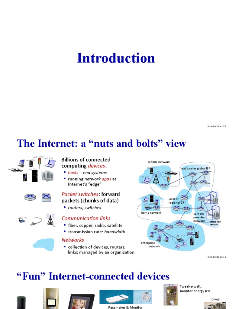 Chapter 1 v8.1 | PDF | Computer Network | Digital Subscriber Line