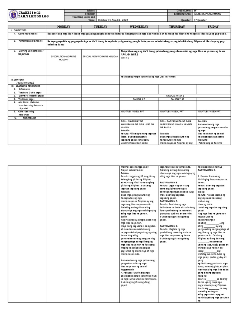 Q2 AP DLL W1 OC5 31 Shared | PDF
