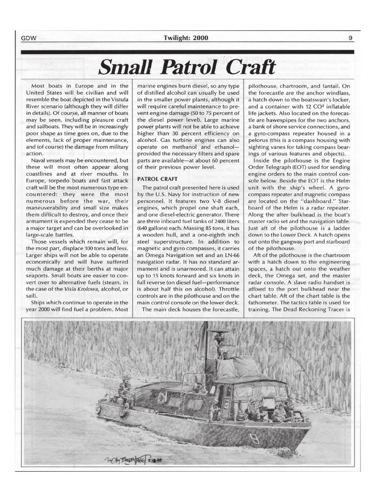 TW2K Challange Extract - 032 Small Patrol Craft | PDF