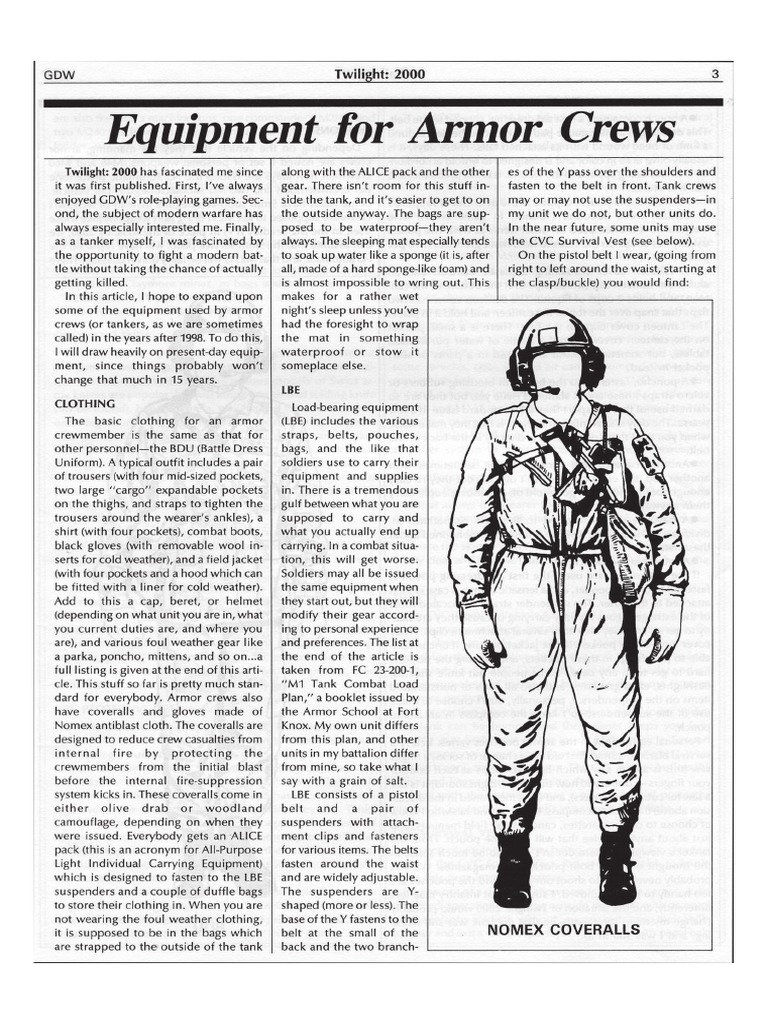 TW2K Challange Extract - 032-36 Equip For Armor Crews | PDF