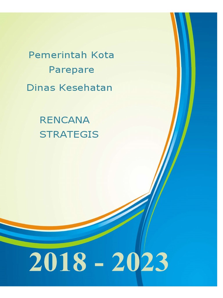 Draft Renstra Dinkes Parepare+2018 2023+ (1) + (6) Abcdpdf PDF Ke Word | PDF