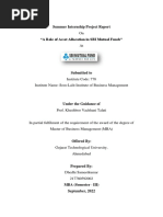 BBA Final Year 6th Sem Project Report. | PDF | Working Capital | Banks