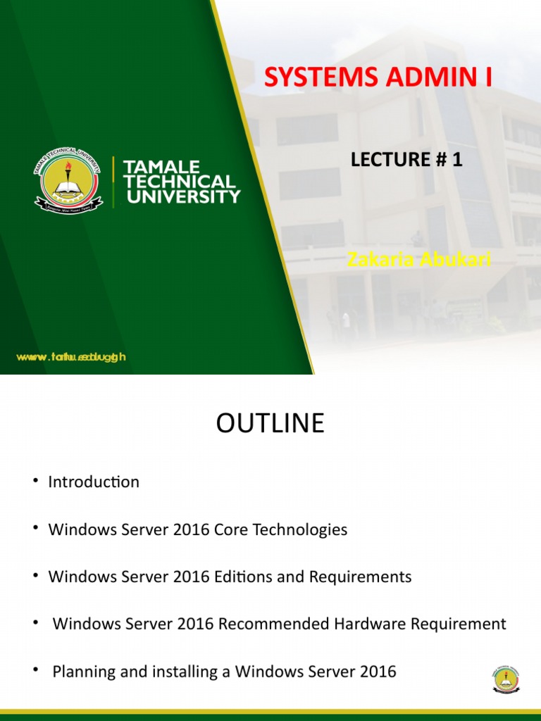 ICT 373 Chapter 1 - Intro | PDF | Operating System | Server (Computing) ICT 373 Chapter 1 - Intro | PDF | Operating System | Server (Computing)