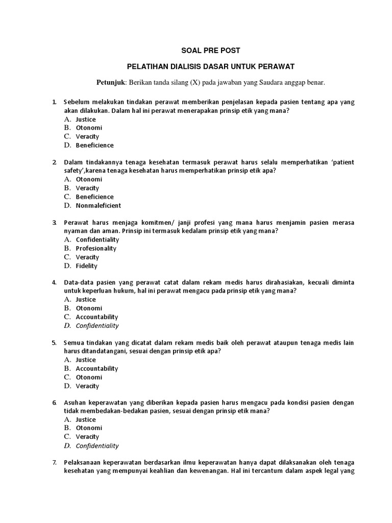 Pre Post Test Pdf 9746