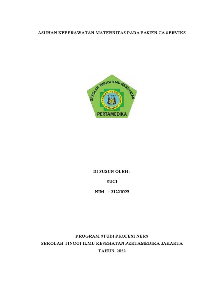 Suci, Soca Askep CA Serviks | PDF