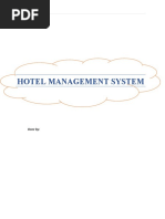 Hotel Management System Project Report | PDF | Databases | Use Case
