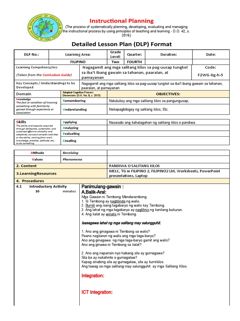 Q4 FILIPINO 2-WEEK 2 - Nagagamit Ang Mga Salitang Kilos Sa Pag-Uusap | PDF